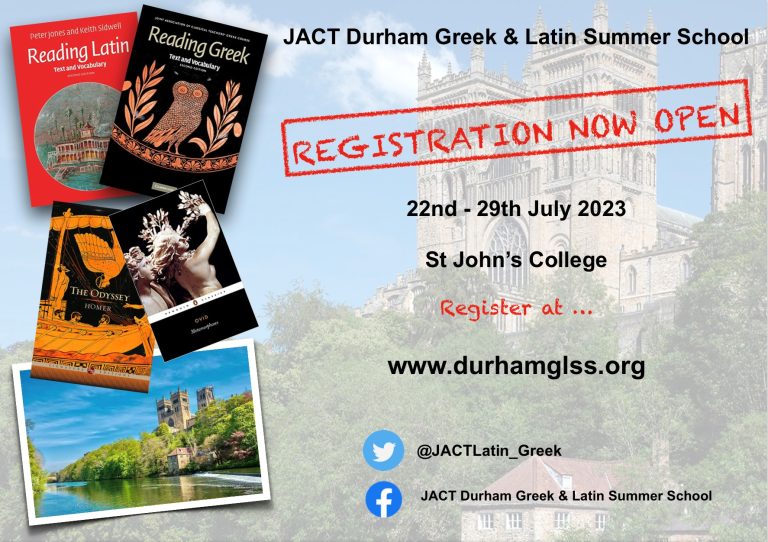 JACT Durham Greek & Latin Summer School - The Classics Library