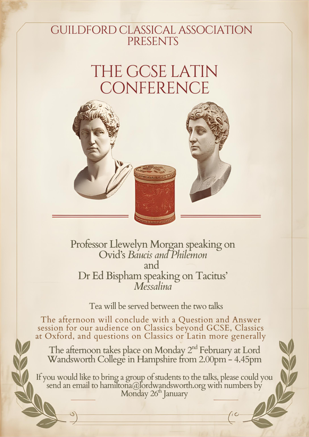 GCSE Latin Conference, Guildford Classical Association - The Classics ...